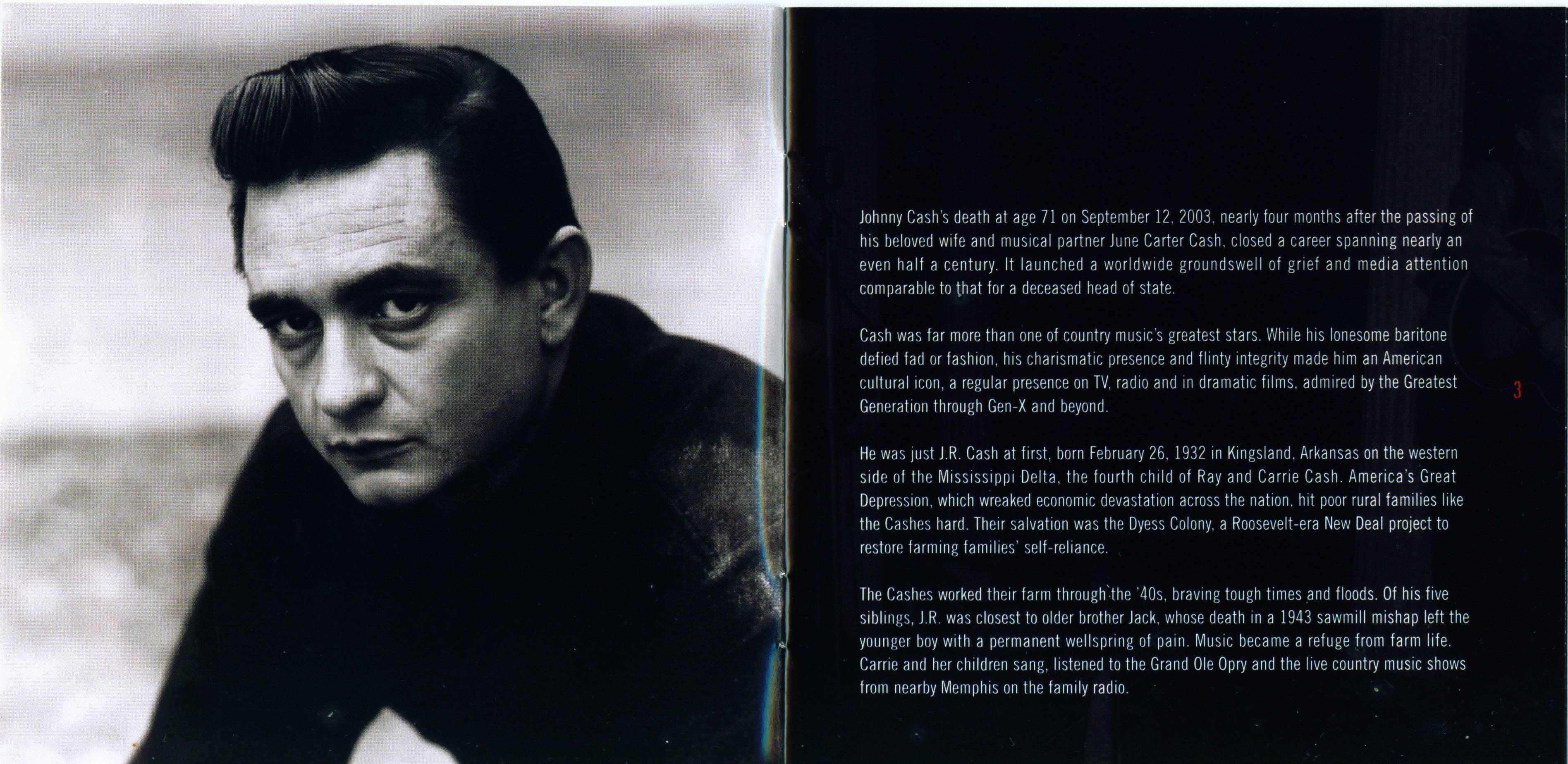 Johnny Cash Ring of Fire; The Legend of Johnny Cash : Booklet 1 | CD ...